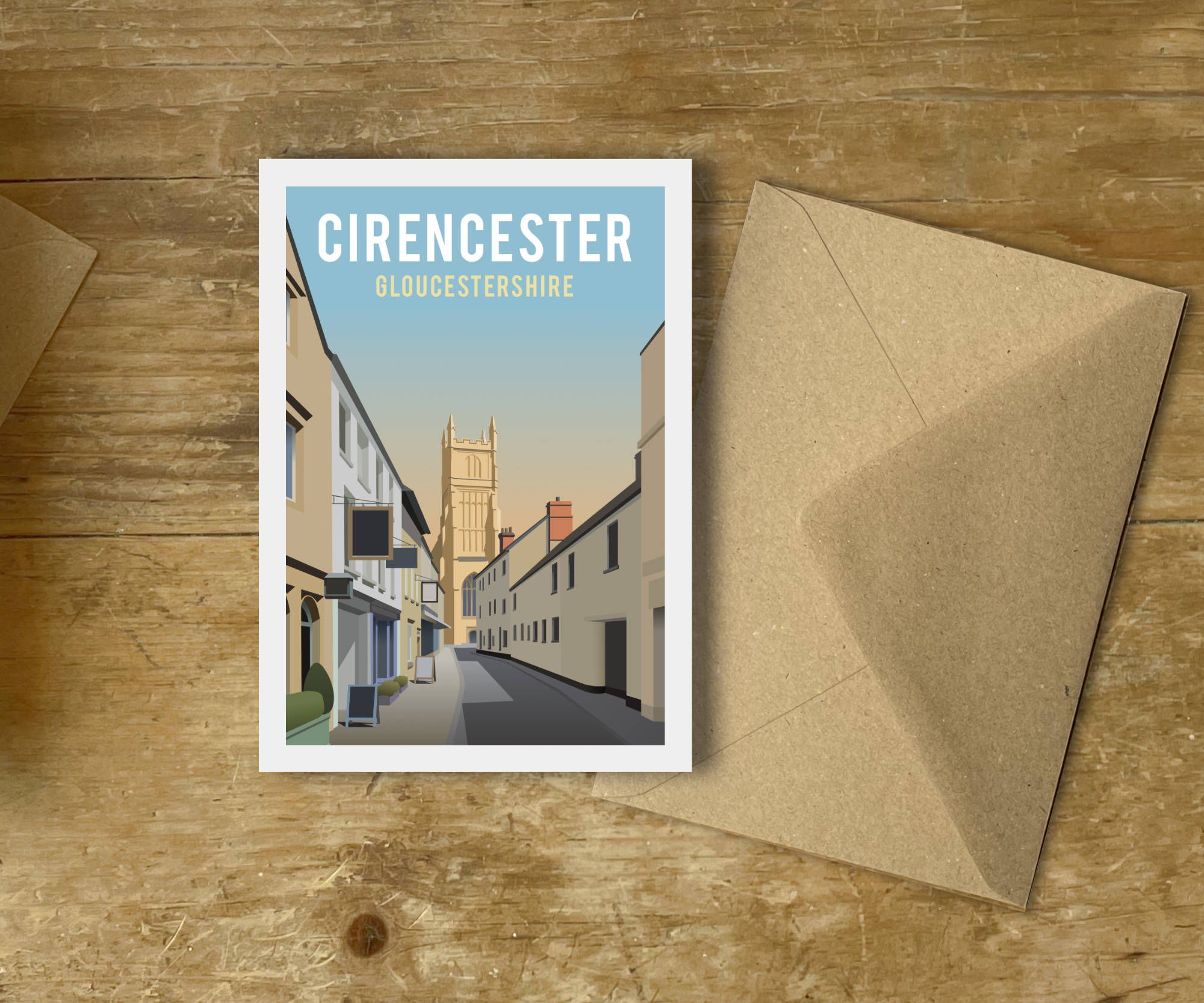 Cirencester Greeting Cards – Church Poster Art Invites Thank Yous ...