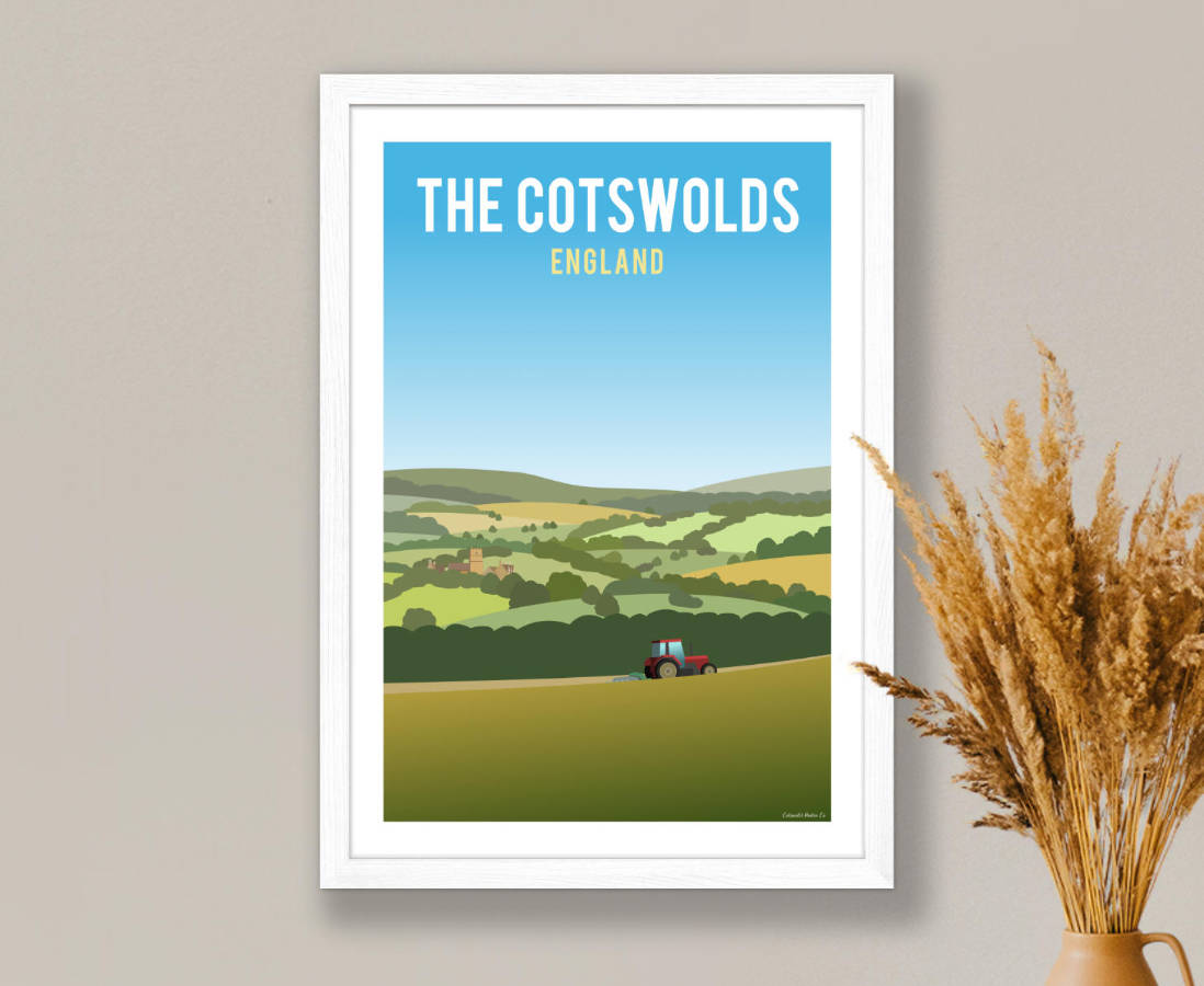 Hills & Downs Posters – Countryside Views Art Prints – Cotswold Poster Co