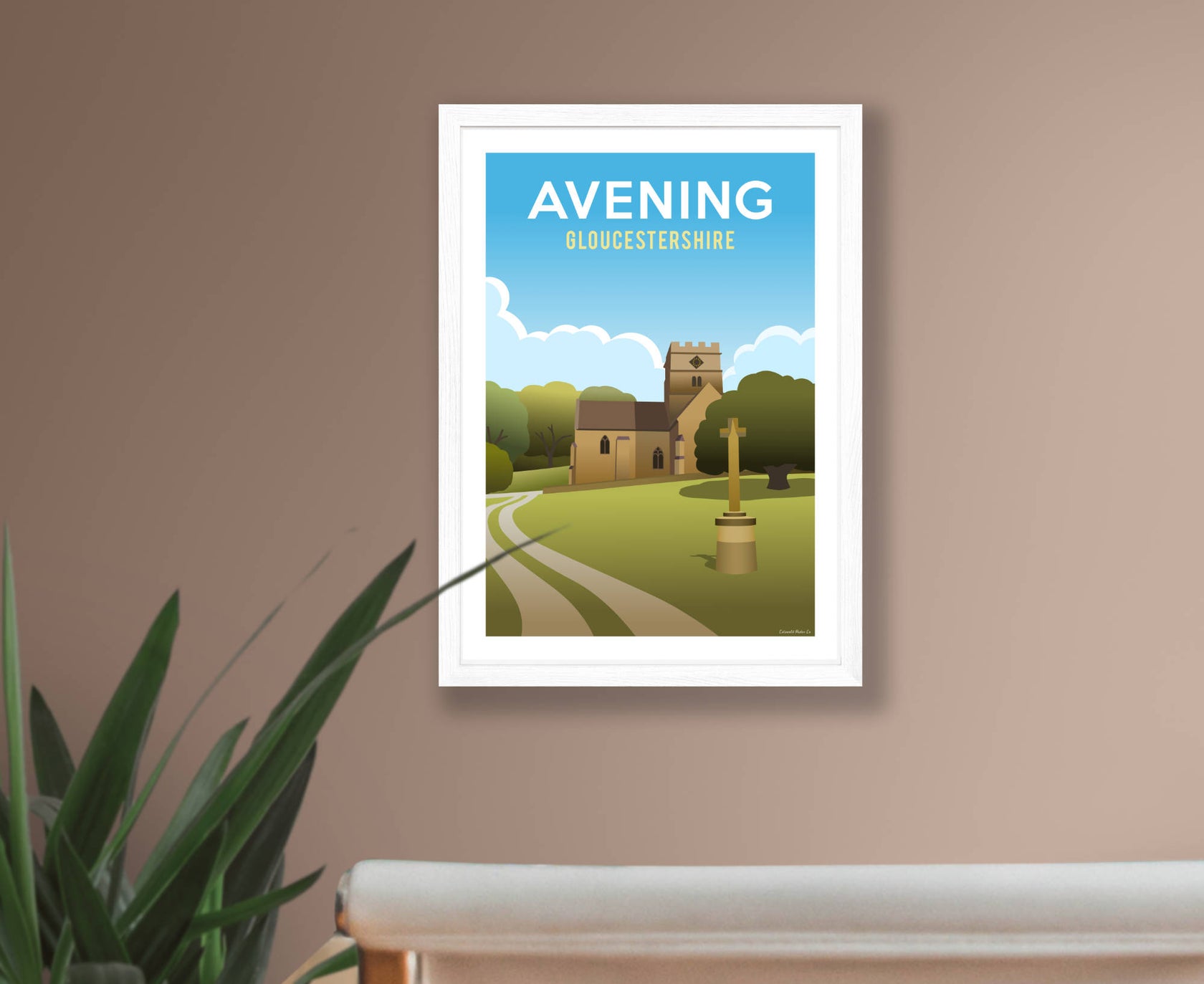 Avening Church Poster Print – Art Cotswolds Village Tetbury Nailsworth ...