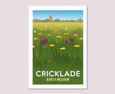 Lechlade Poster – Art Print Riverside Cotswold Town River Thames ...