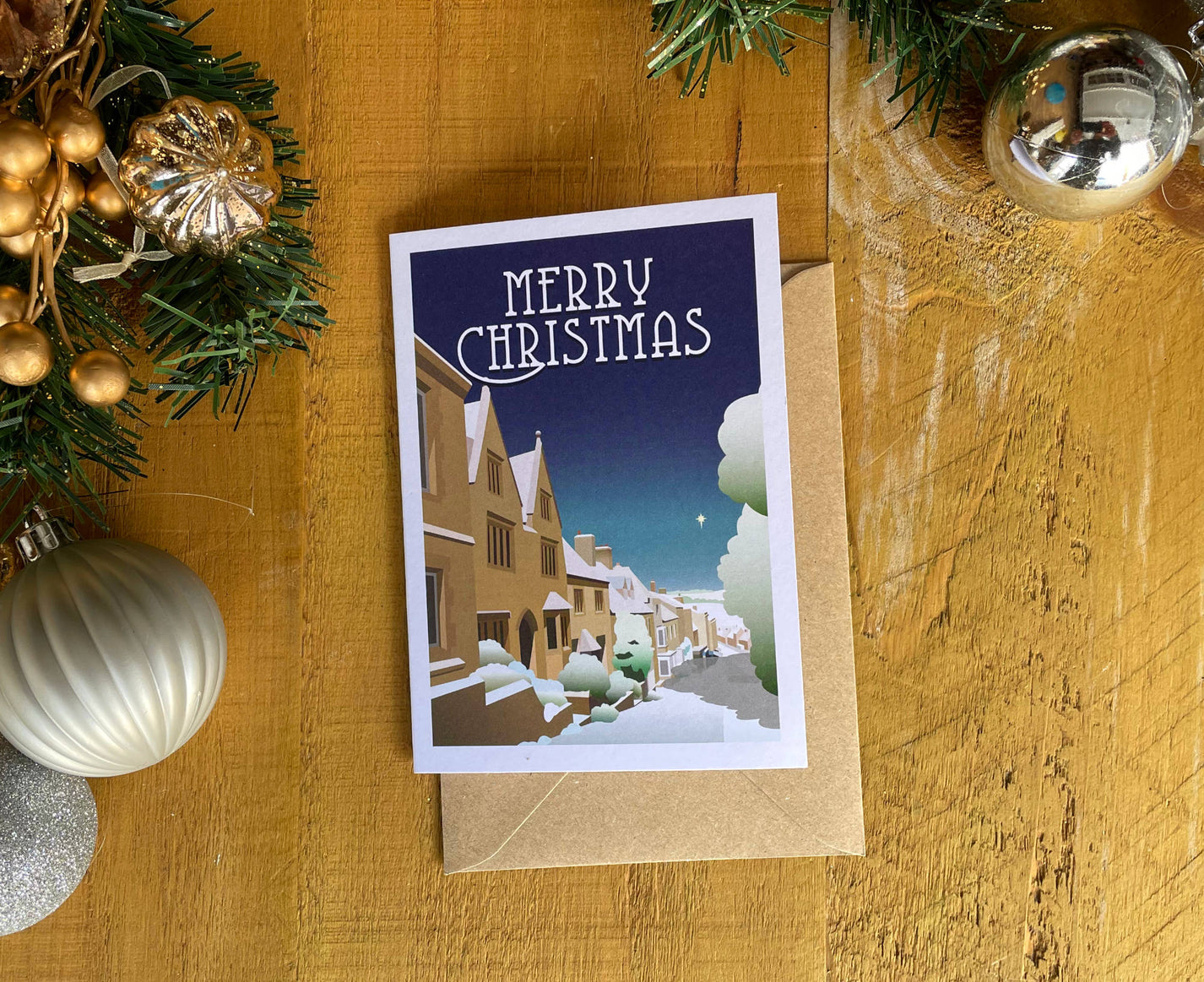 Burford Christmas Card – Snow Winter Cotswolds Oxfordshire Street ...